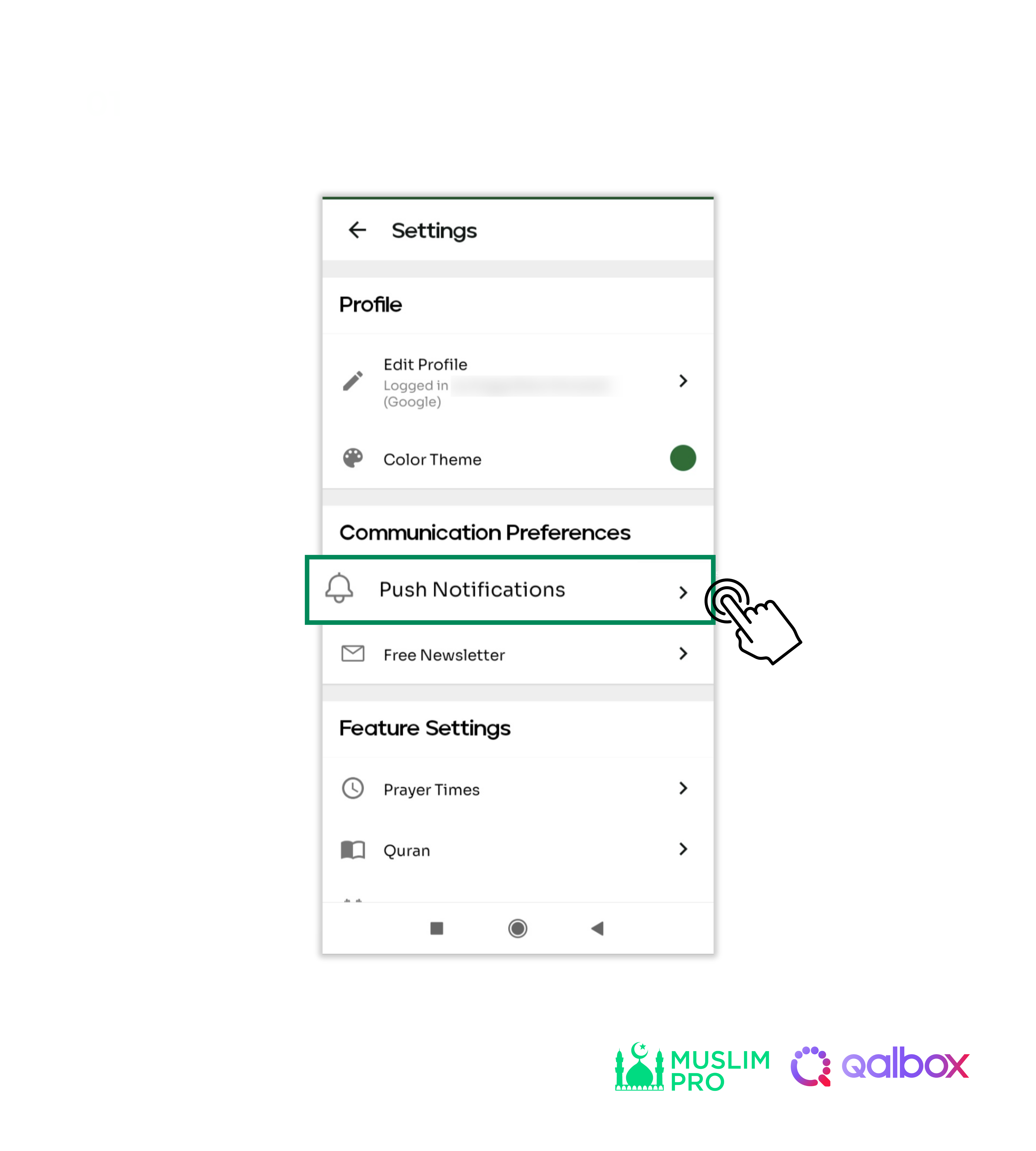How to use the Notification Center – Muslim Pro & Qalbox - Help Center