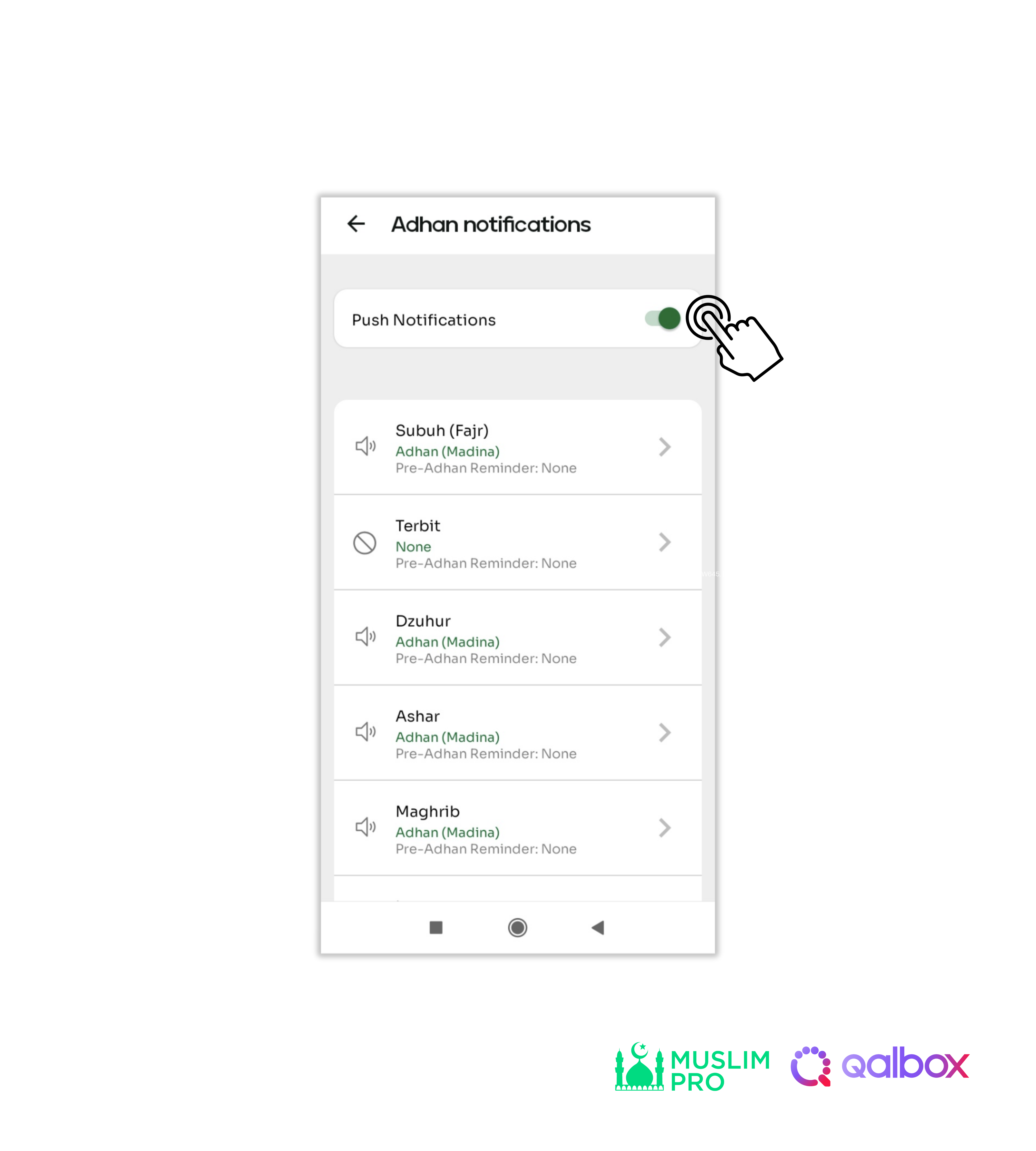 How to use the Notification Center – Muslim Pro & Qalbox - Help Center