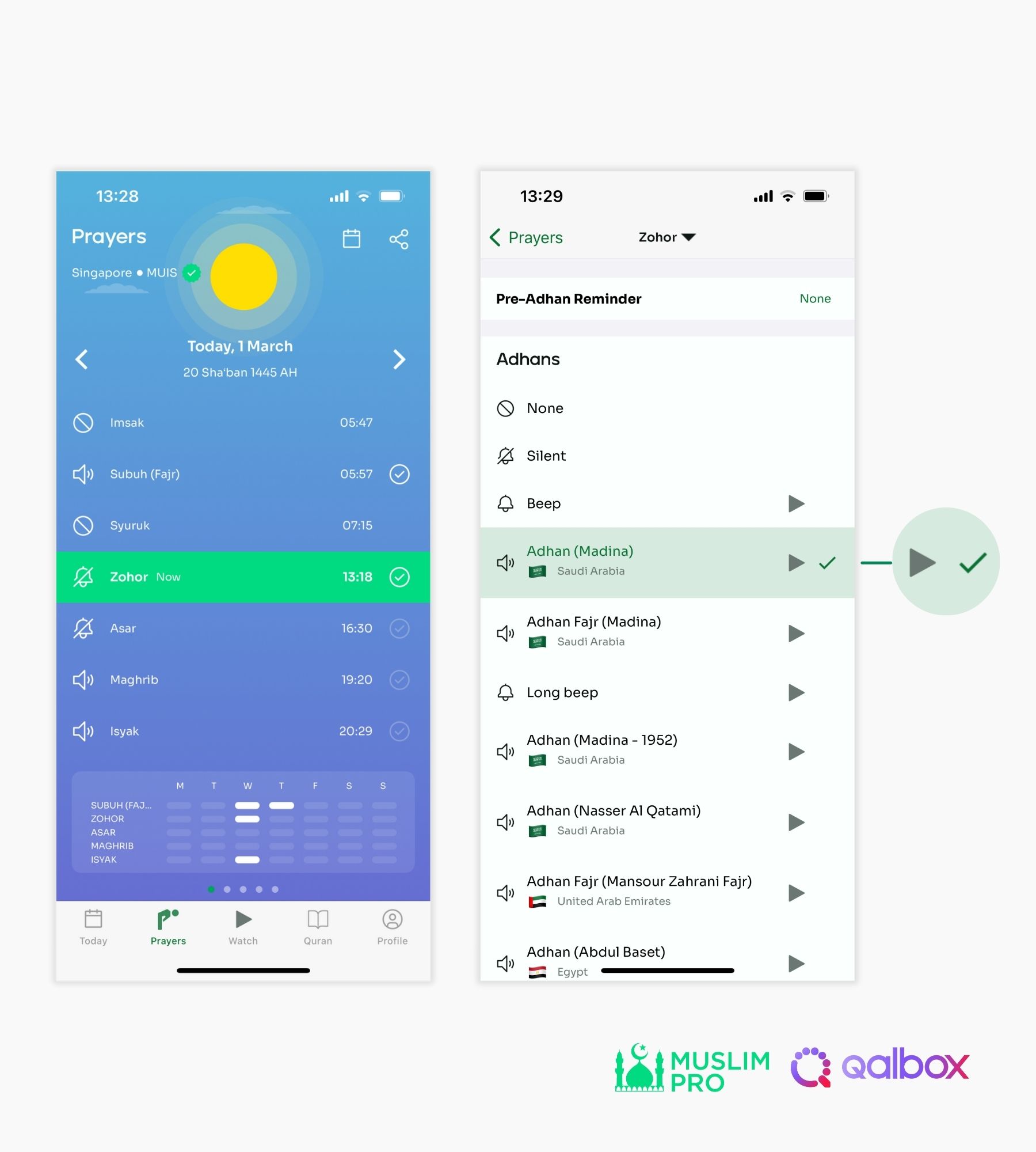 How to set prayer notifications or adhan? – Muslim Pro & Qalbox - Help Center