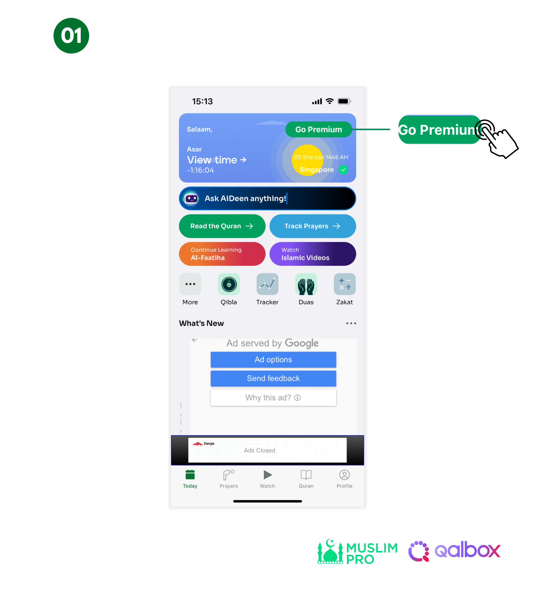 I’m already logged in to Muslim Pro app, how do I upgrade my account to ...