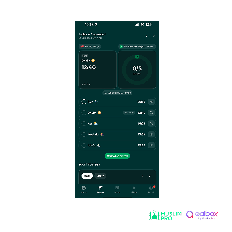How to choose location for my prayer times? – Muslim Pro & Qalbox ...