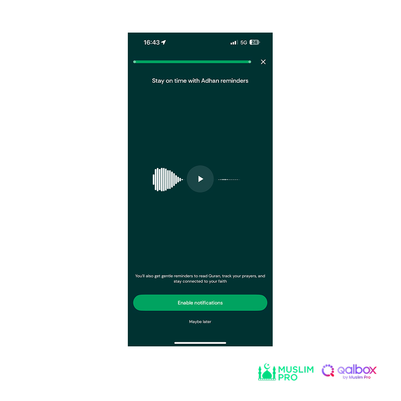 How to set prayer notifications or adhan? – Muslim Pro & Qalbox - Help ...